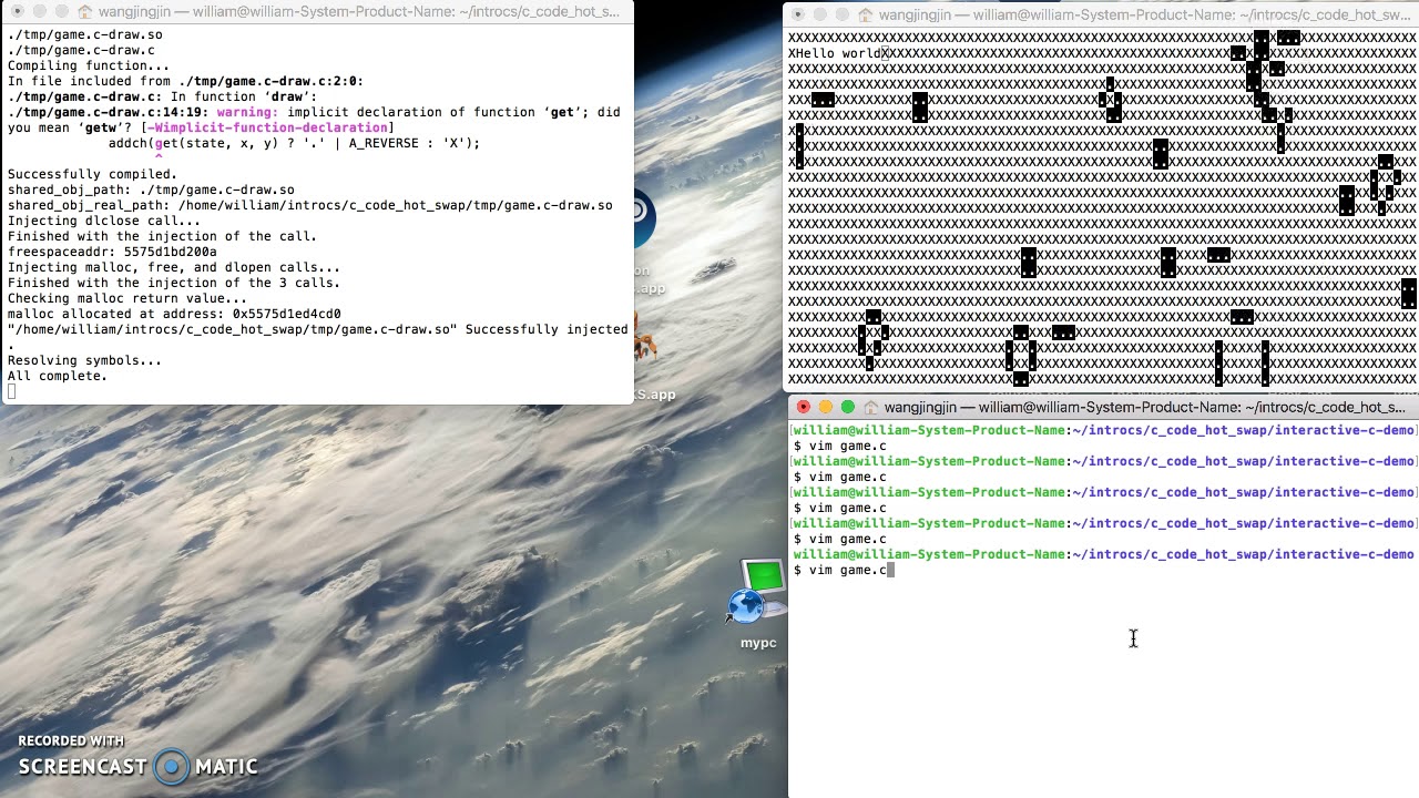 An Interactive Programming Demo In C