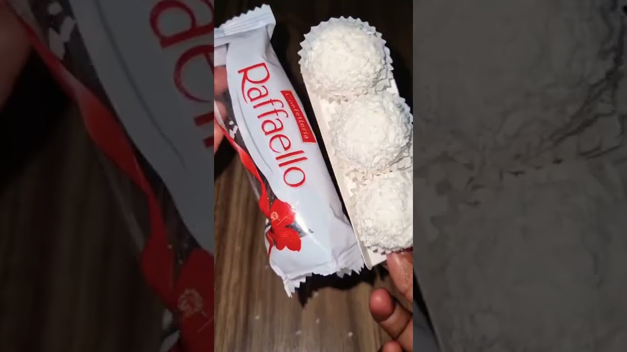 Let's Try FERRERO RAFFAELLO CHOCOLATE  #unboxing #shorts #asmr