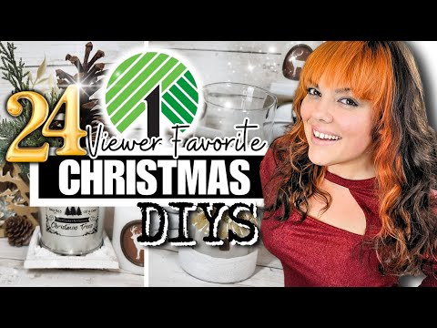 TOP 24 dollar tree christmas home decor DIYS OF 2024 (EASY CRAFT IDEAS THAT DONT LOOK CHEAP)