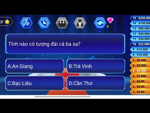 Ai là triệu phú game giải trí trên điện thoại hay nhất | who wants to be a millionaire