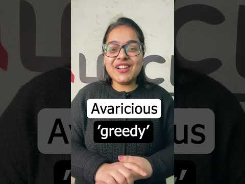 Avaricious | Grab the vocab | avaricious meaning | avaricious pronunciation | #shorts