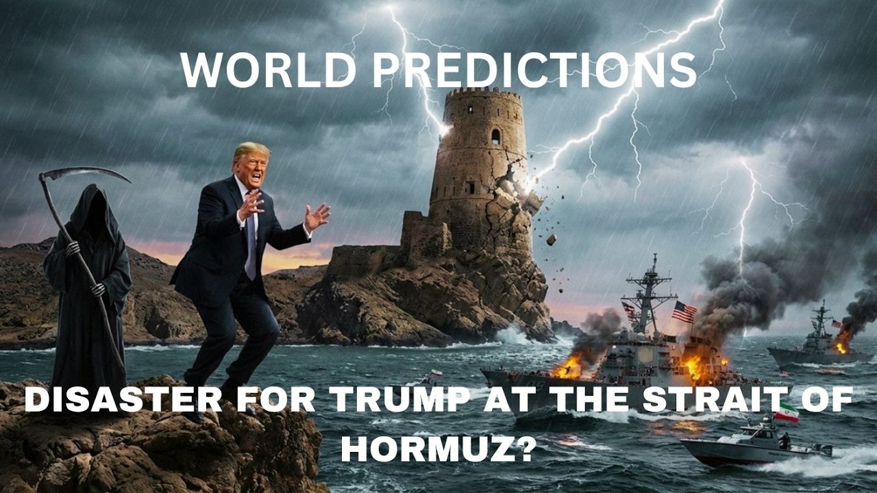 THE TOWER FALLS FOR TRUMP AT THE STRAIT OF HORMUZ #medium #iranwar  #trump #tarot #propheticword