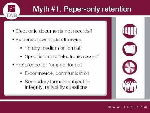 Records Retention in the Real World, Part 1 | TAB Webinar