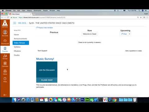 Canvas Live Chat Extension - Walkthrough