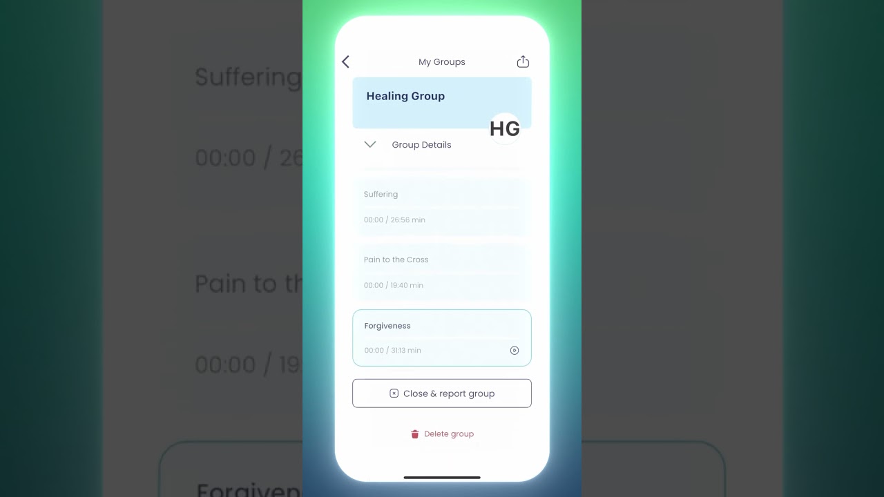 Step 2:  Create + Customize a Healing Group