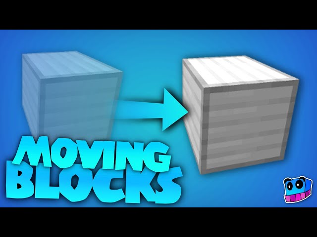 Moving Blocks in Vanilla Minecraft Minecraft Map