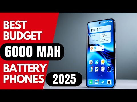 Top 5 : Best Budget 6000 mah Battery Phones for 2025