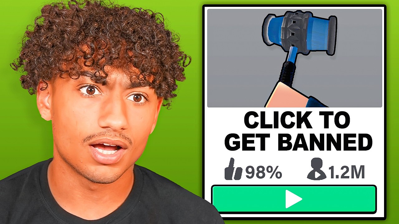Roblox Games That BAN YOUR ACCOUNT!!