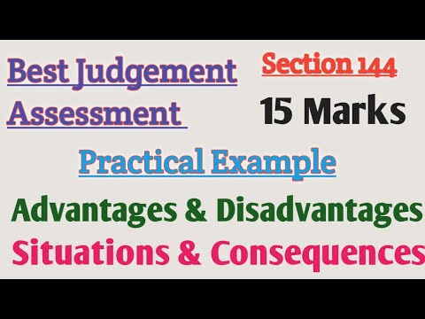 Best Judgement Assessment | Assessment in Income Tax | Bcom | MCom | CA