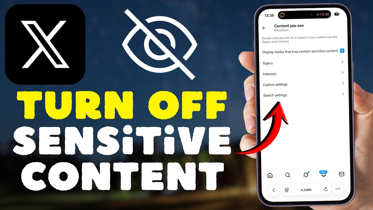 FIX Sensitive Content Warning on X (Twitter)