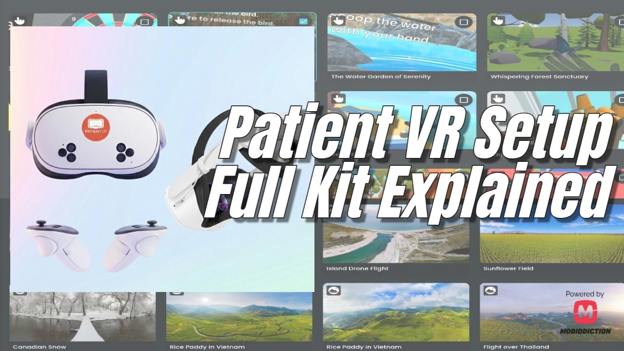 PatientVR Headset Complete Set | Everything You Need for Immersive Care