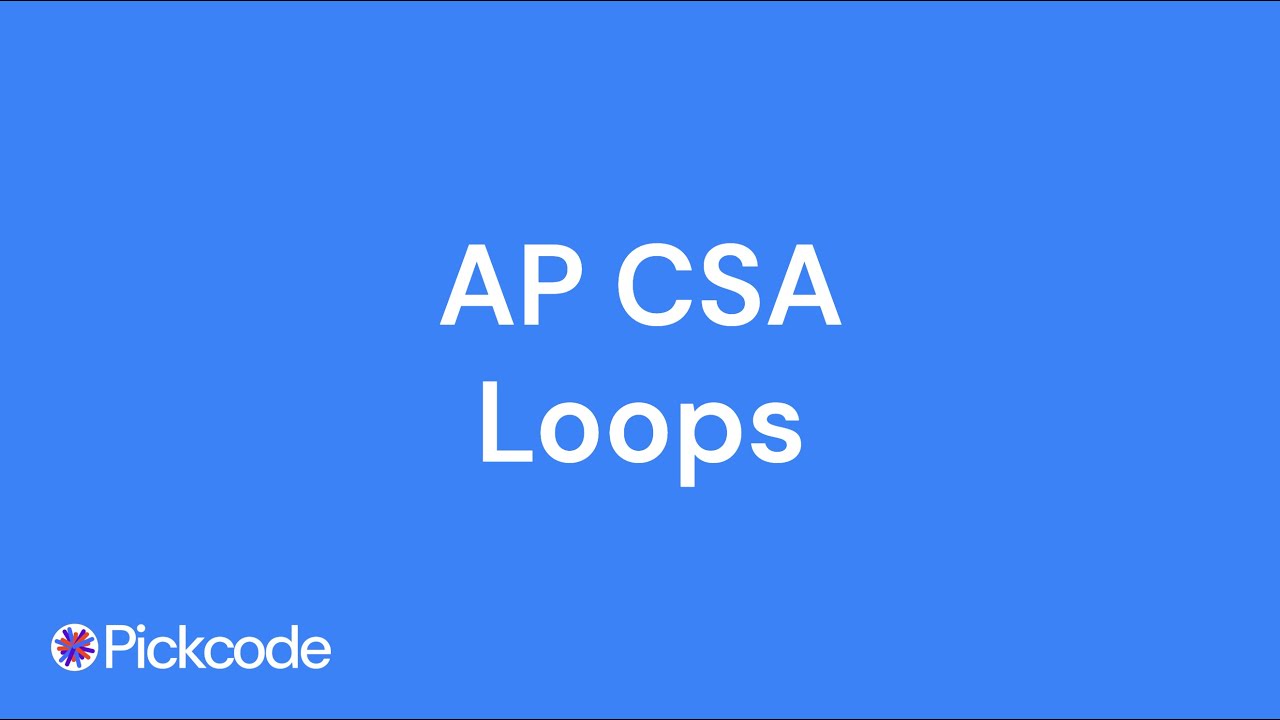 AP CSA Unit 2 Loops (2025)