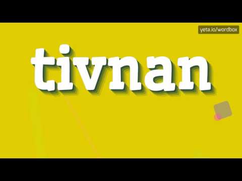 TIVNAN - HOW TO PRONOUNCE TIVNAN? #tivnan