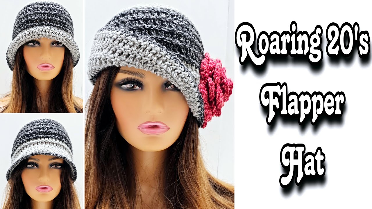 This Is One BEAUTIFUL Crochet Flapper Hat
