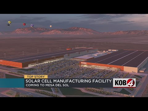 Singapore solar company to open $1 billion factory in Albuquerque