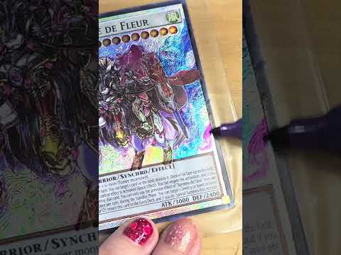 ICYMI: Baronne de Fleur Painted and Etched Full Art Poll Winner #yugioh