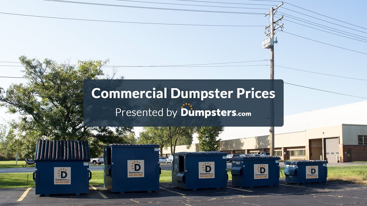 Commercial Dumpster Rental Prices | Dumpsters.com