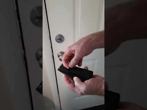 Stay Safe! Easy, Affordable Home Alarm (Doorstop)