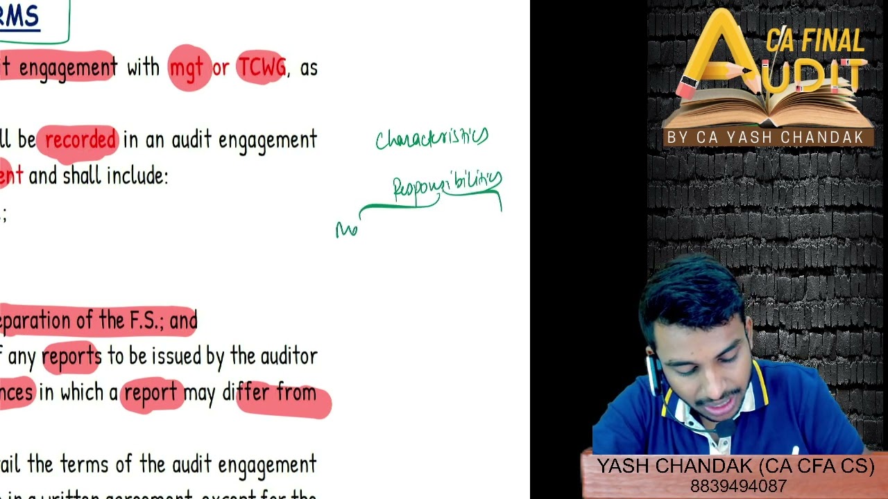 SA 200 Series part 1 | Audit in english