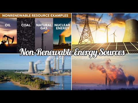 NON-RENEWABLE ENERGY SOURCES | GRADE 7 ENVIRONMENTAL SCIENCE