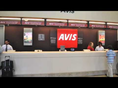John Wayne Airport (SNA) - Finding Your Way to the Avis Car Rental Counter