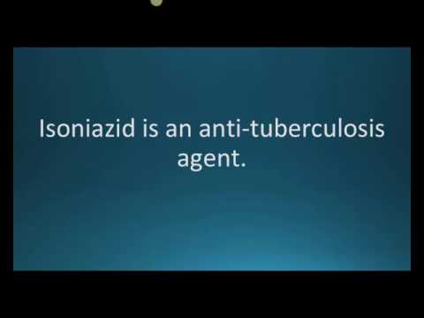 How to pronounce isoniazid (INH) (Memorizing Pharmacology Flashcard)