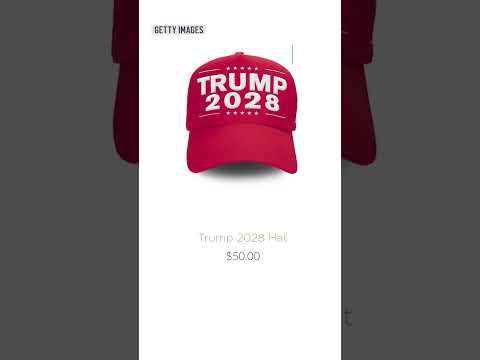 ‘Trump 2028' apparel on sale at the Trump Organization's online store