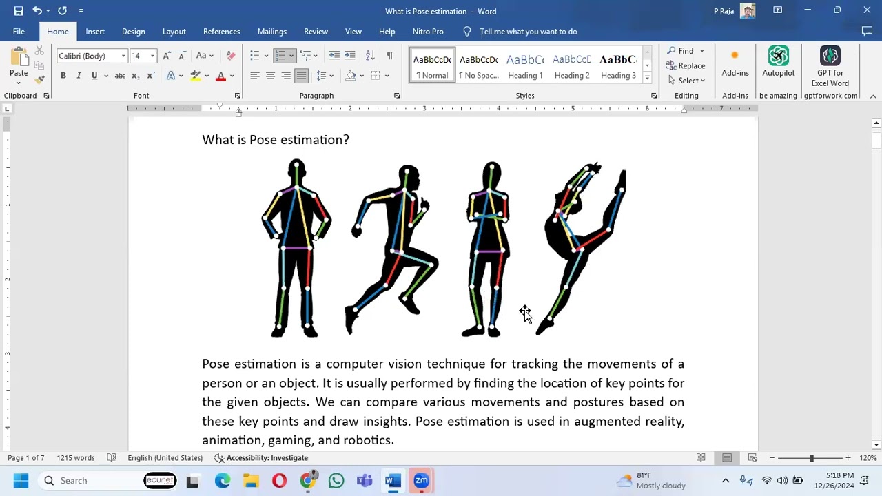 Understanding Human Pose Estimation Using Machine Learning | Galaxy.ai