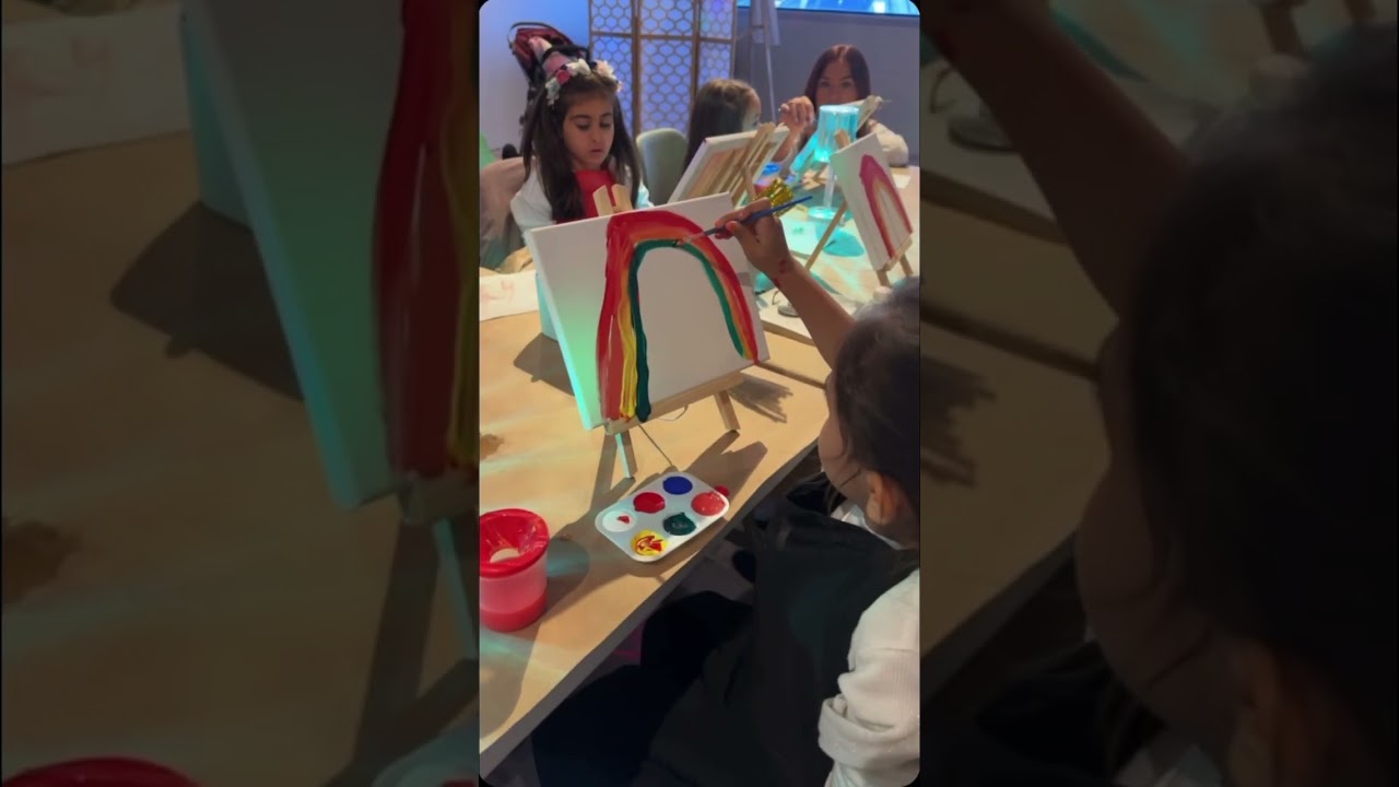 Let your kids inner artist free! 🎨✨ #kidspainting #artstudio #paintingclass #painting #kidsart #nj