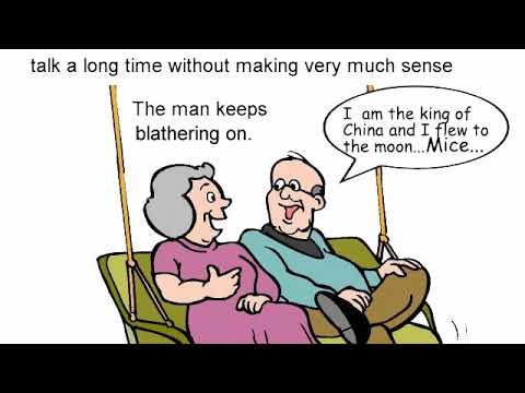 blather meaning | Vocabulary for Kids | Children's Dictionary | Learn English Vocabulary