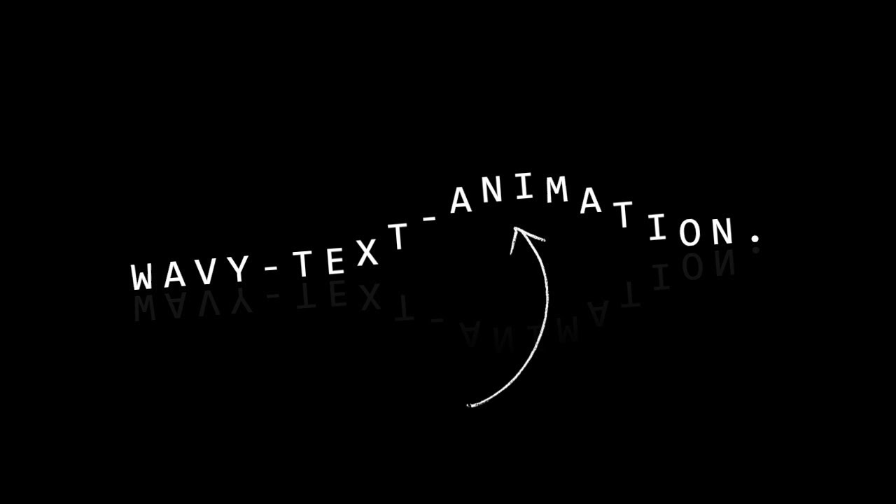 CSS Wavy Text Animation Effects | Html5 CSS3 Animation