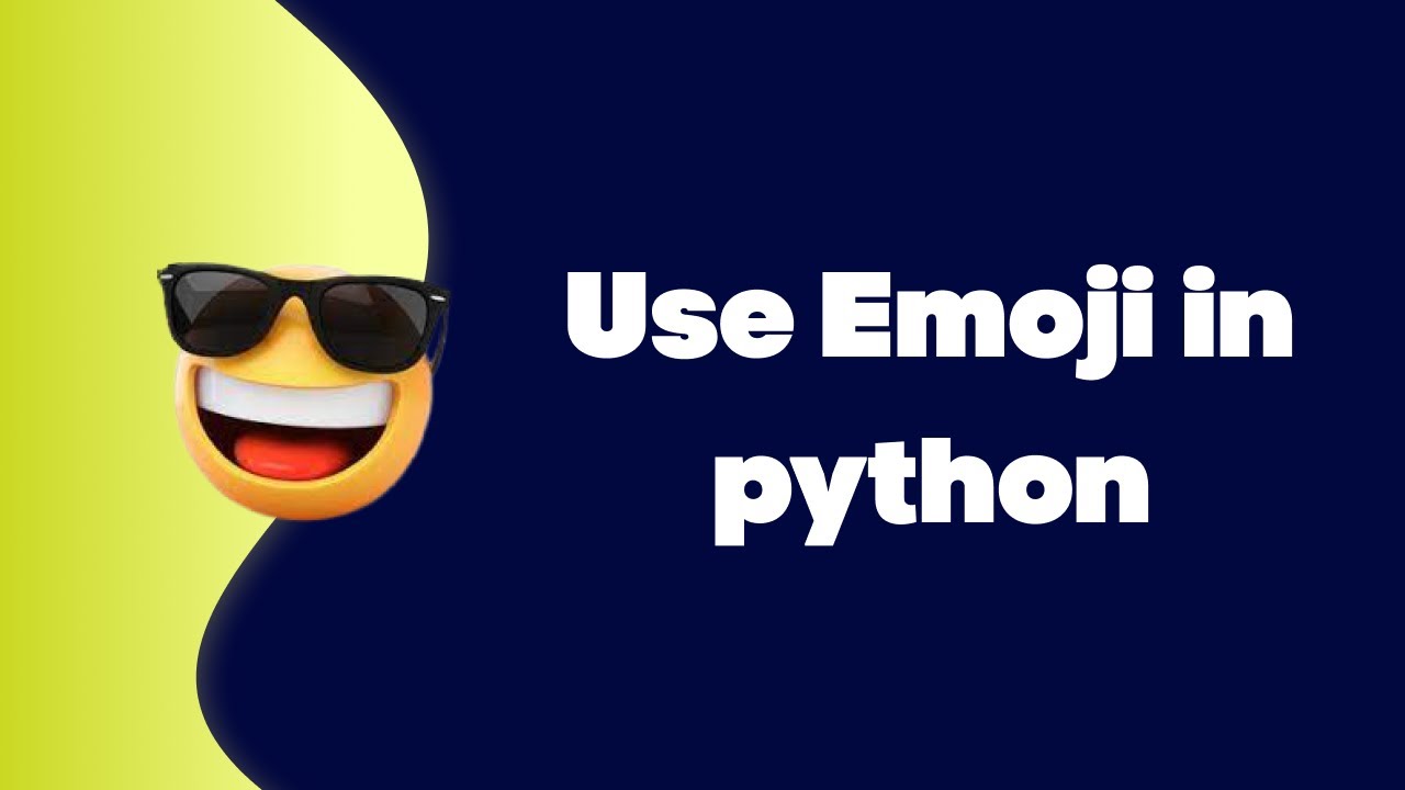 3 ways to print emoji's in python