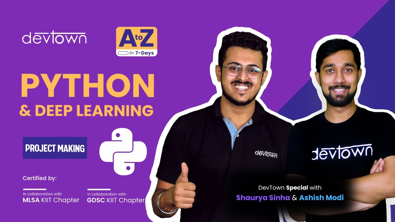 PYTHON & Deep learning | Project Making | COMPLETE in 7 - Days
