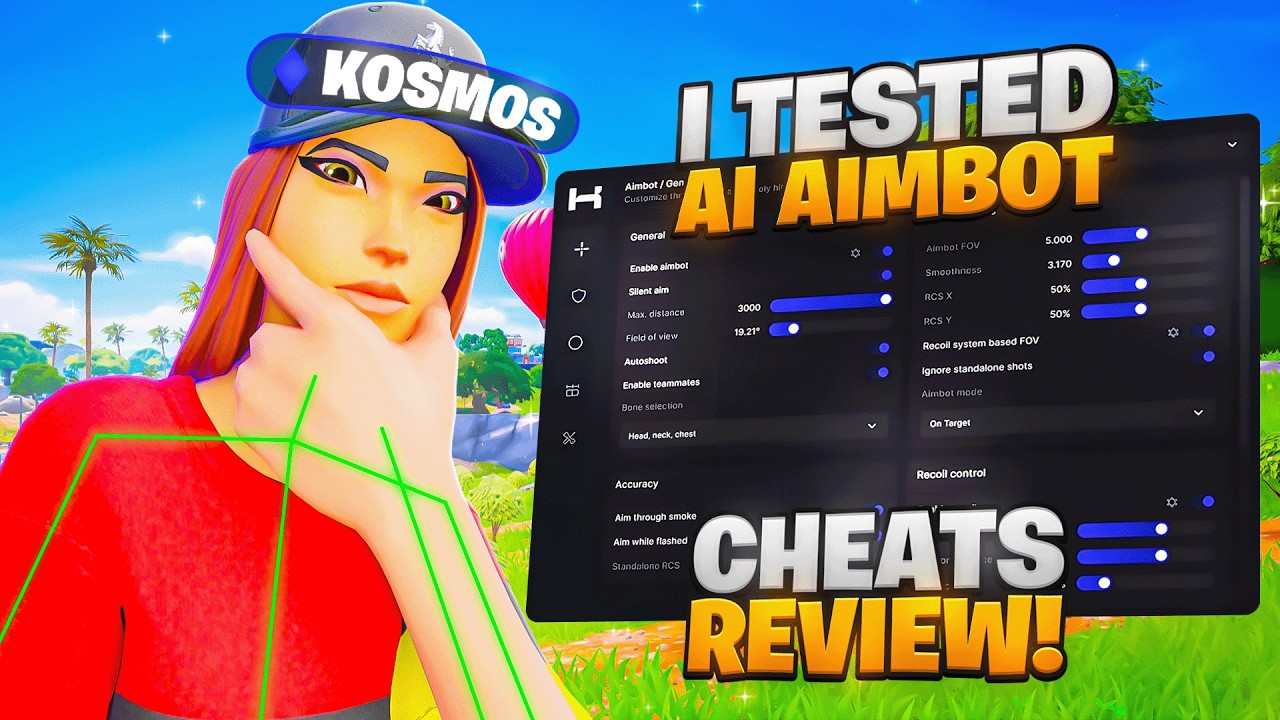 I Tested a Fortnite AI Aimbot – Kosmos Cheats Review (Part 1)