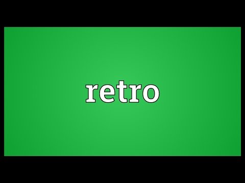 Retro Meaning