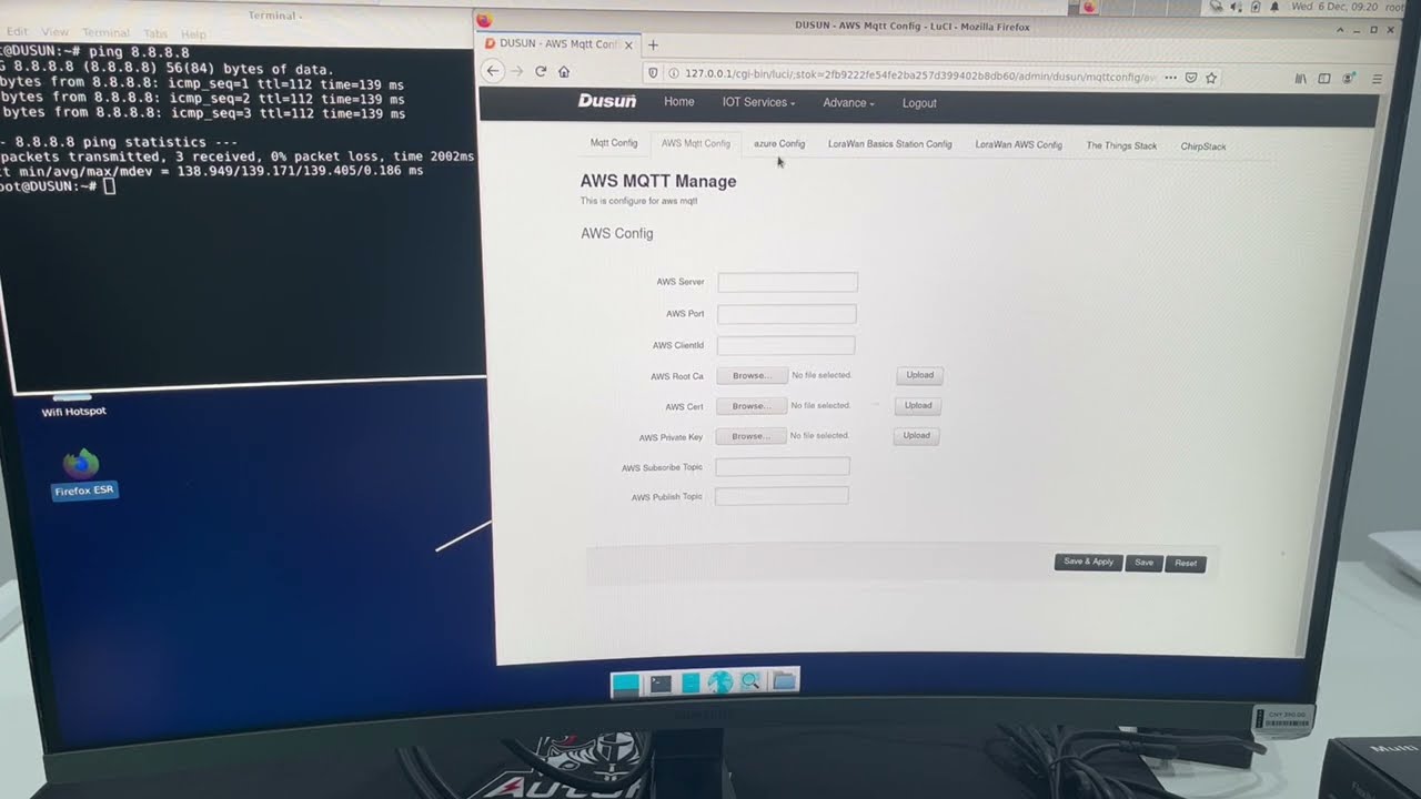 Luci Getting Started Guide for Dusun IoT Gateway | Configure MQTT, AWS, LoRaWAN Severs, Bluetooth...