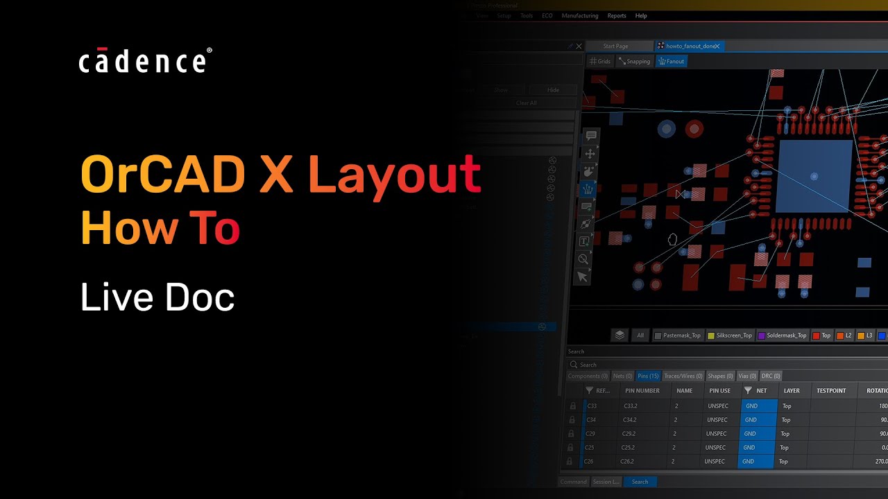 OrCAD X How To - Live Doc