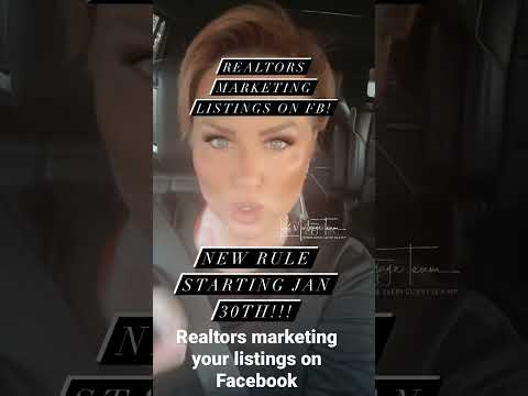 Realtors marketing your listings on Facebook watch out for new rule! #realestatemarketing