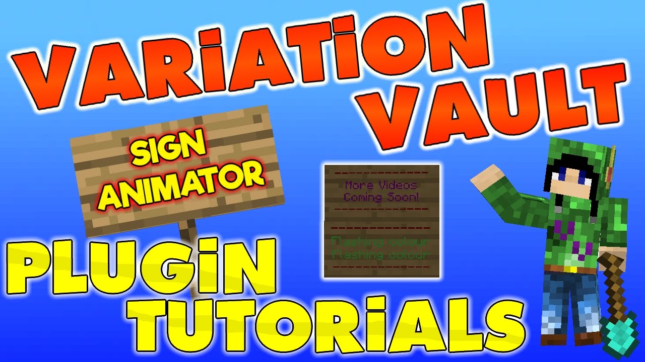 Sign Animator | Create multiple frames | Minecraft Bukkit Plugin