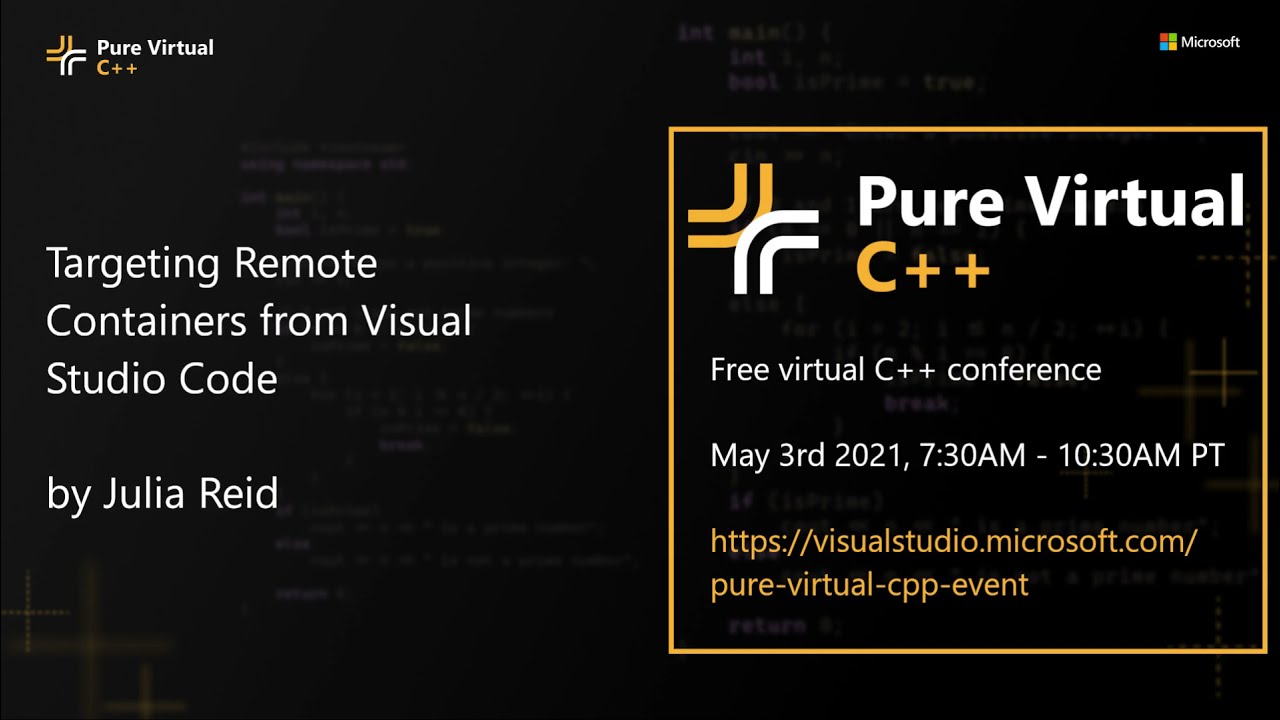 Targeting Remote Containers from Visual Studio Code with Julia Reid