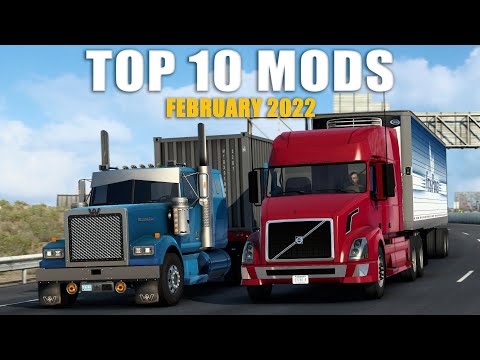 TOP 10 ATS MODS - FEBRUARY 2022 | American Truck Simulator Mods.