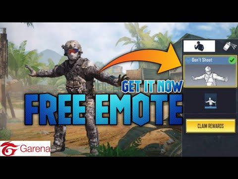 FREE EMOTE DON'T SHOOT REDEEM CODE FOR GARENA PLAYERS SEASON 1 NEW ORDER 2021 CALL OF DUTY MOBILE