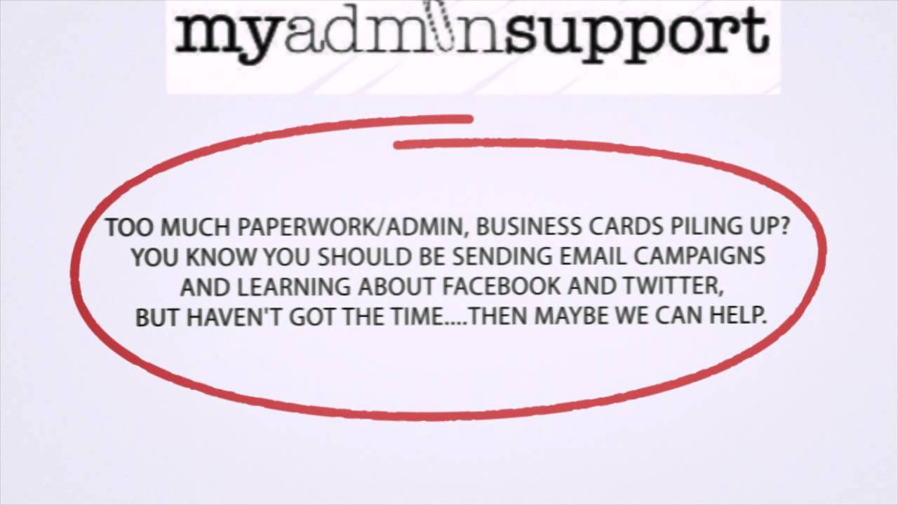 My Admin Support - Your Virtual Office