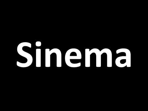 How to Pronounce Sinema