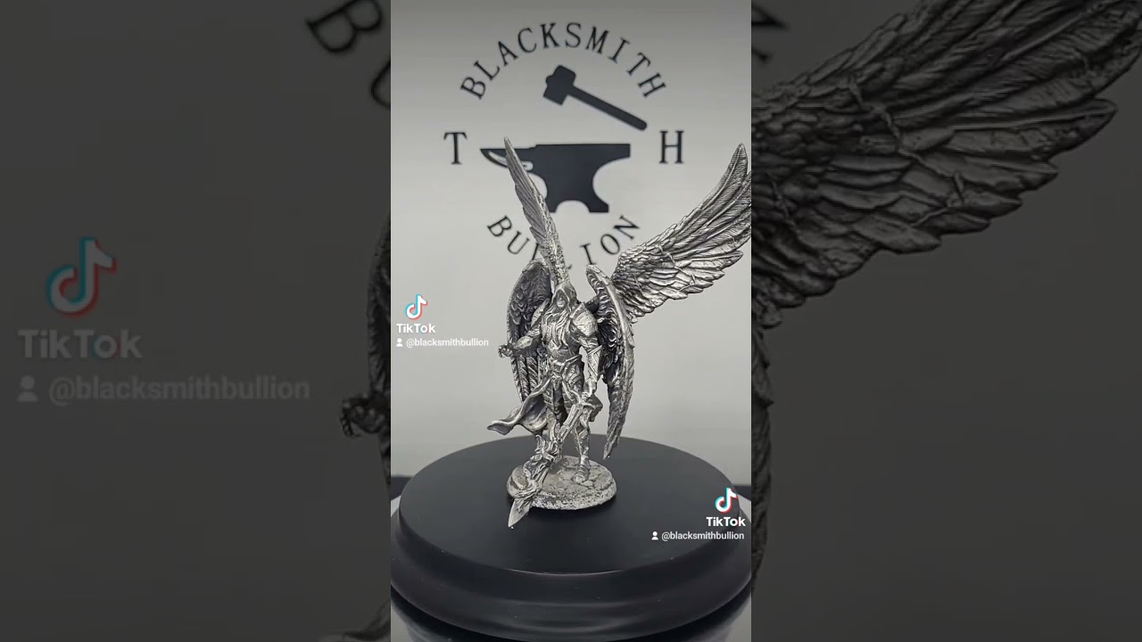 Angels and Demons in fine silver