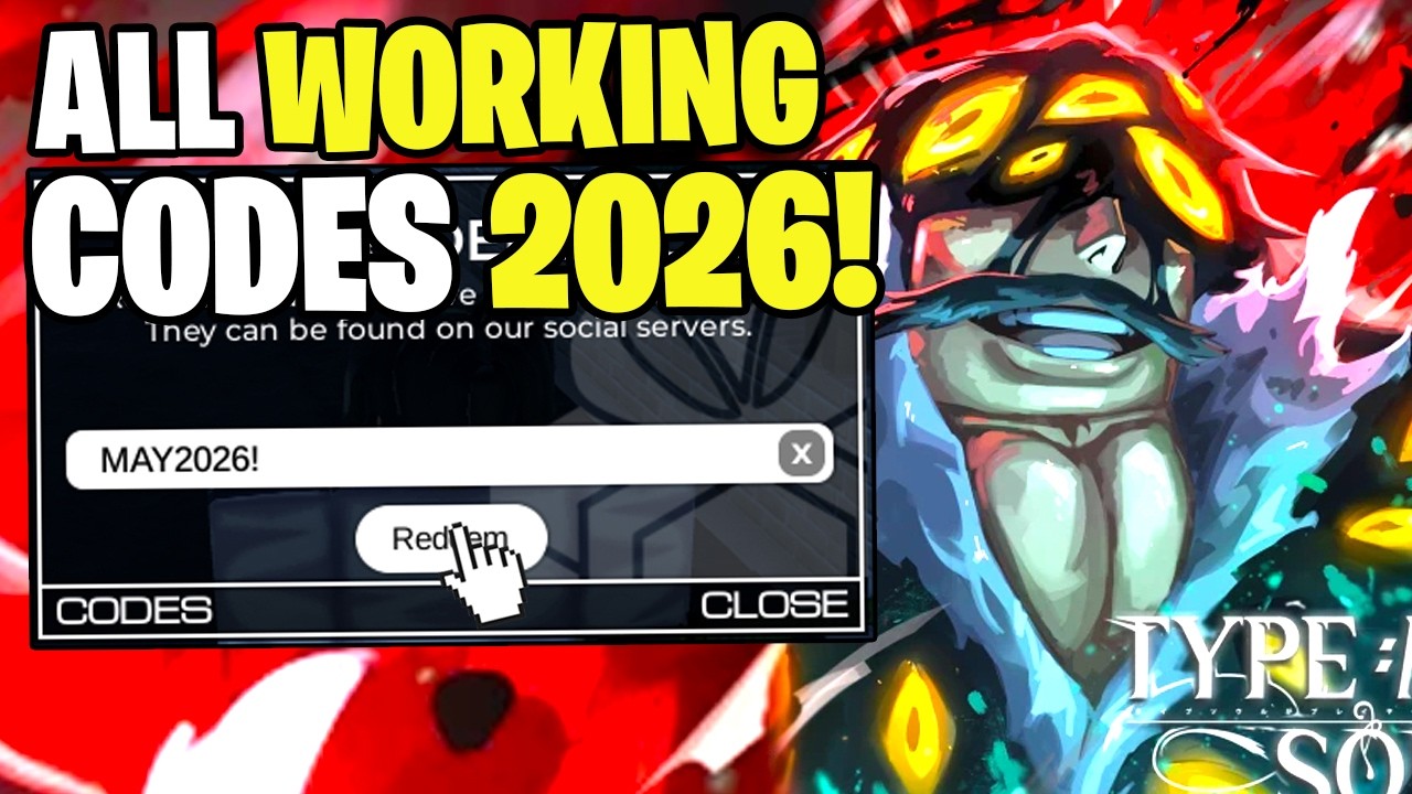 *NEW* ALL WORKING CODES FOR TYPE SOUL IN 2026! ROBLOX TYPE SOUL CODES