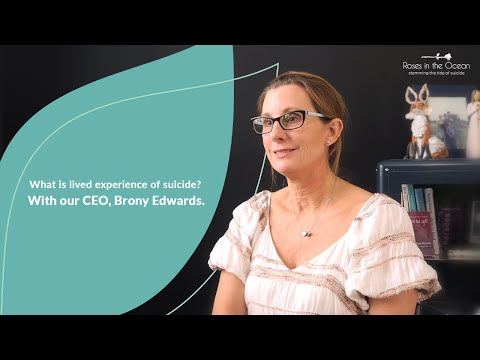 What is lived experience of suicide?