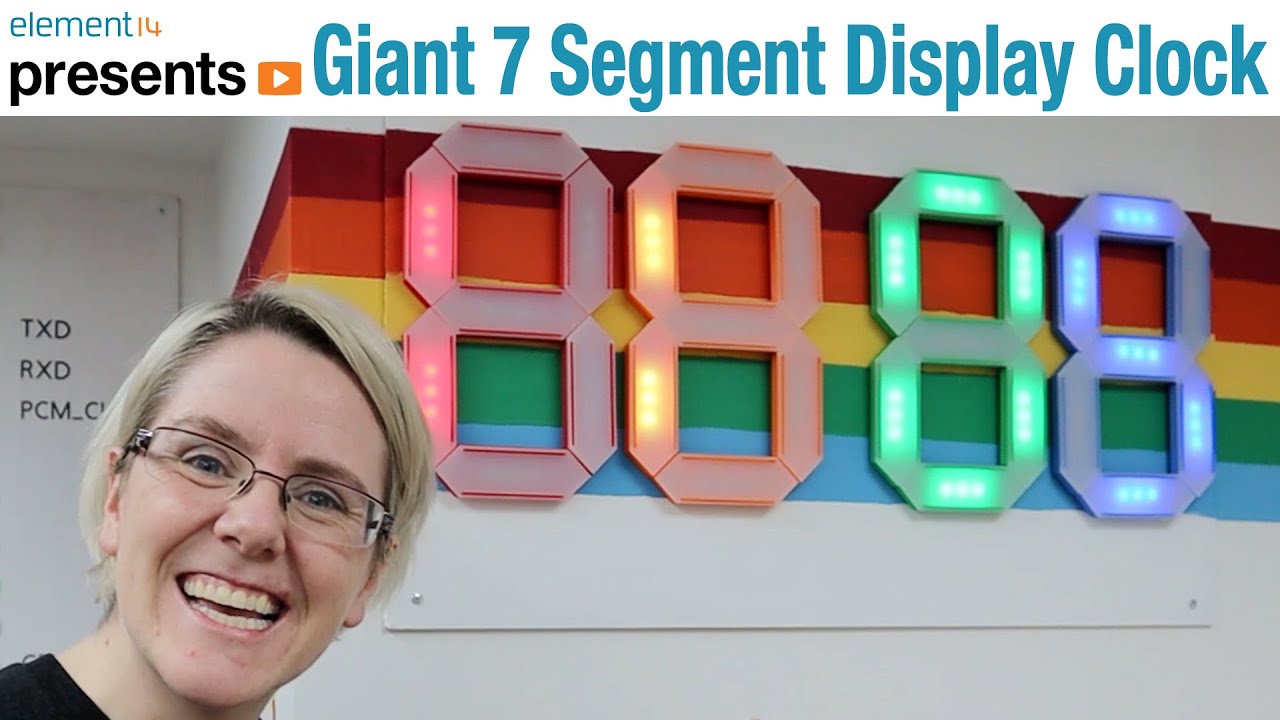 Gigantic 3D Printed 7 Segment Display Clock -- Episode 482 - element14 ...