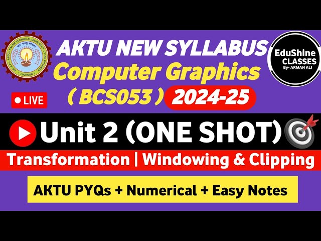 Understanding Transformations Windowing And Clipping In Computer Graphics Galaxy Ai