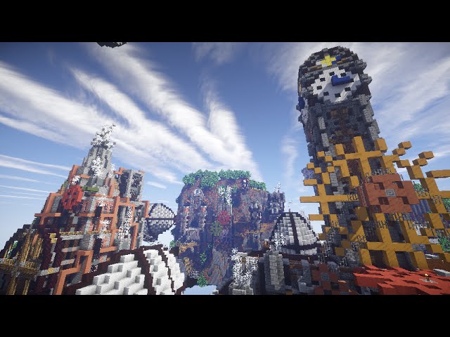Steam Punk Sky Build Minecraft Map